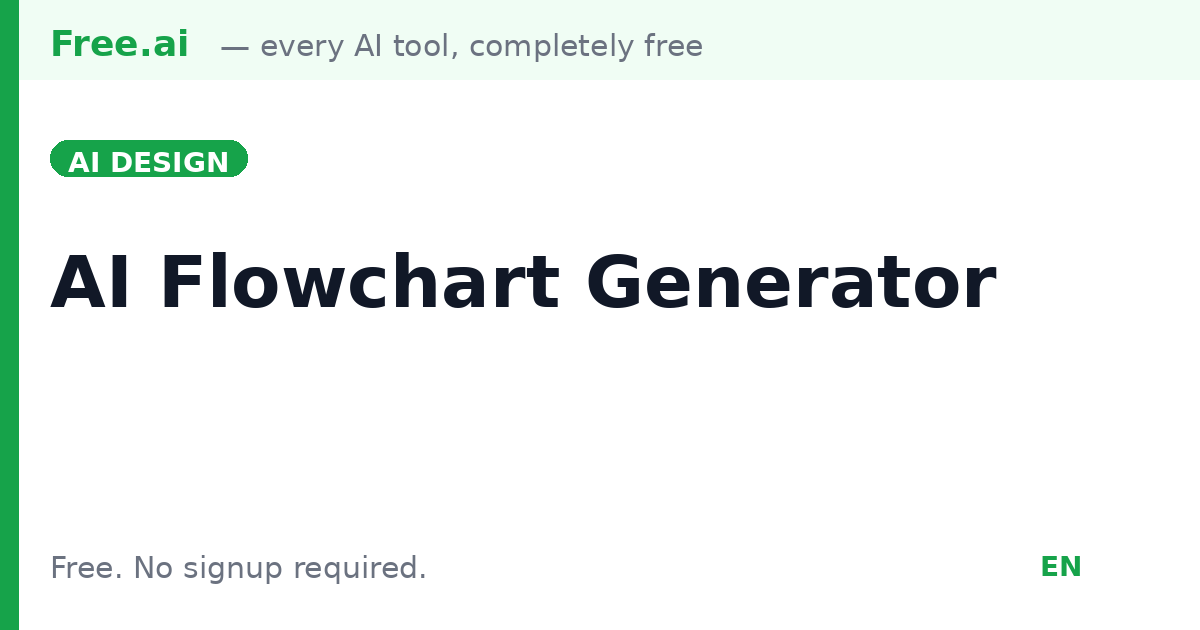 Free AI Flowchart Generator | Free.ai